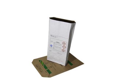 China Heat Seal / Self Adhesive Industrial Paper Bags 7 Printing Colors Multiwall Sacks for sale