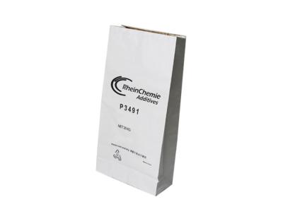 China 3 Layers Heat Sealed Paper Bags Trapezoid Pocket Opening Good Wear Resistance for sale