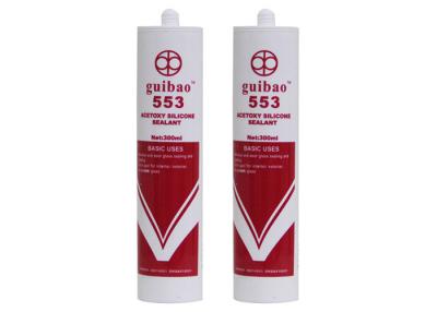 China Acetoxy General Purpose Sealant / White Clear Fast Cure Silicone Sealant for sale