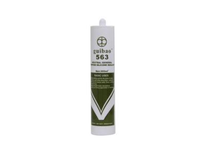 China Neutral 563 Construction Silicone General Purpose Sealant 500ml for sale