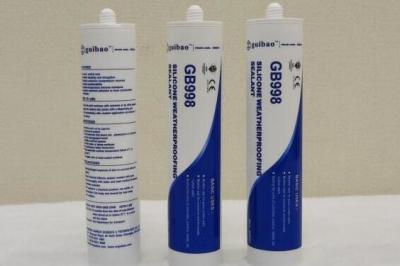China GUIBAO 998 Weatherproof Curtain Wall Silicone Sealant White / Black for sale