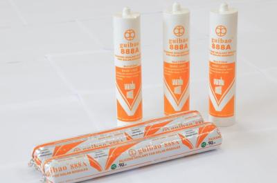 China 888A White Silicone Sealant For Solar Panels UL Certified for sale