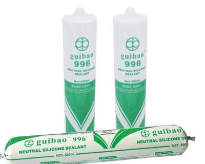 China Neutral 996 Silicone Weatherproofing Sealant​ Window Door for sale