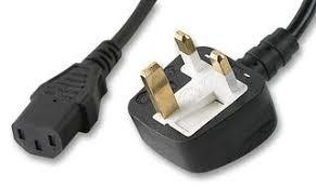 China Pure Copper C13 To Uk Plug , Safe And Reliable 10a 250v Power Cord Uk for sale