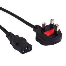 China Indoor 3 Pin Power Cable Uk Copper Conductor For Consumer Electronic for sale