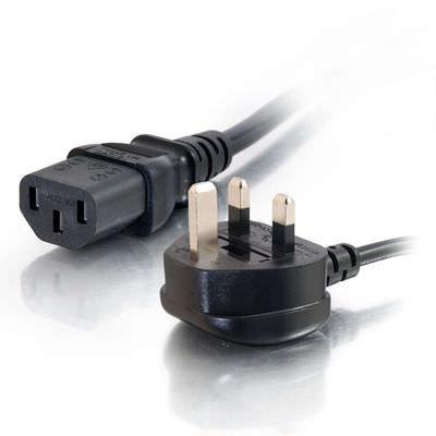 China 100% Copper Uk Type Power Cord , 250V AC Durable Uk Plug To C13 for sale
