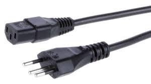 China Customized Color Brazil Power Cord For PC / Computer / Home Appliance for sale