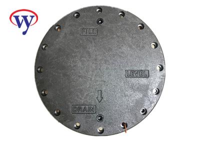 China HD1430 HD1250-7 Final Drive Cover 619-87724002 with 16 Holes for GM35VA Pump - Cast Iron Construction for sale