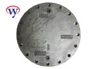 China HD1250 Final Drive Cover 16 Holes 322mm OD Cast Iron Gearbox Cover for Kato Excavators for sale