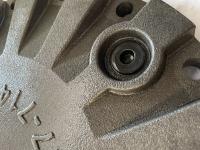 China Komatsu PC200-5 Final Drive Cover 20Y-27-13110 16 Holes Cast Iron Travel Gearbox Cover for sale