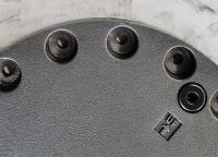 China Final Drive Cover 1023348 for Hitachi ZX450 EX400-5 ZX470 Excavator 16 Hole Cast Iron Travel Gearbox Cover for sale