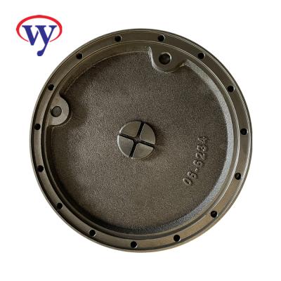 China Kobelco SK200-6E SK200-7 Final Drive Cover YN53D00008S001 Travel Gearbox Cover 388mm 15 Hole Cast Iron for sale
