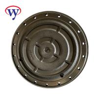 China Excavator SK380-10 SH350A6 Final Drive Cover 435mm OD 18 Holes Cast Iron for sale