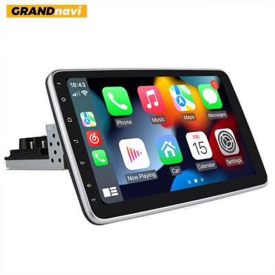 China 10.1 Inch Single Din Car Radio Remote Control Supports Screen Mirroring for sale