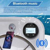 China Bluetooth Marine Radio Waterproof Boat Audio Receiver Digital Player With FM AM Radio for sale