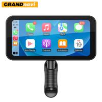 China GRANDnavi 6.25Inch Motorcycle Portable Navigation Device Waterproof IPX7 Linux System BT DVR for sale