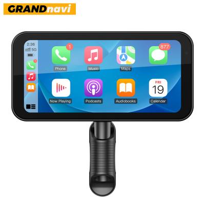 China GRANDnavi 6.25Inch Motorcycle Portable Navigation Device Waterproof IPX7 Linux System BT DVR for sale