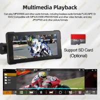 China 6.86inch Motorcycle Portable GPS Navigation Device Touch Screen Supports Radio Function Dashboard Wireless CARPLAY Android AUTO for sale