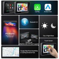 China PORTABLE 5 INCH CARPLAY SCREEN 1080P FRONT REAR CAMERA BIKE WITH BUILT-IN GPS NAVIGATION DVR MOTO CAMERA for sale