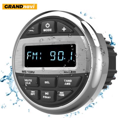China Support BT Marine Digital Media Receiver with Built-in Bluetooth Marine Stereo 4*50Watt Amplifiers for sale