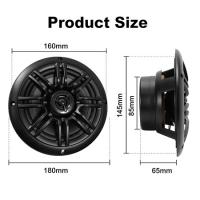 China 6.5 Inch White Marine Waterproof Speaker for Motorcycle Boat Car ATV UTV RV SPA for sale