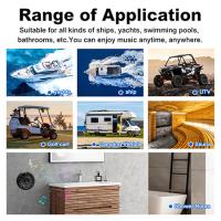 China 6.5 Inch White Marine Waterproof Speaker for Motorcycle Boat Car ATV UTV RV SPA for sale