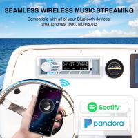 China 300W Single Din Marine Stereo Audio Boat Yatch Receiver CD SD USB Aux AF FM MP3 Player Stereo Output Mode for sale
