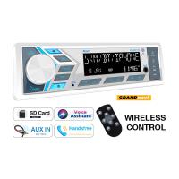 China 300W Single Din Marine Stereo Audio Boat Yatch Receiver CD SD USB Aux AF FM MP3 Player Stereo Output Mode for sale