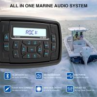 China 7-Channel Marine Digital Media Receiver With Bluetooth And EcoCast Speaker System Compatibility for sale