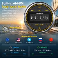 China High-Power 4X50W Marine Stereo Radio Player for Outdoor Yacht Off-Road Vehicle Sightseeing Bus with USB & AUX for sale