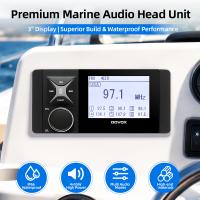 China Marine New Marine Waterproof Stereo Receiver MP3 Player FM Radio for Boat With Controller for sale