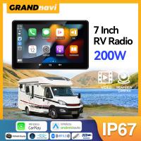 China 7 Inch Marine Stereo Audio Receiver BT FM AM MP5 Player 8