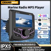 China MARINE Radio Stereo Audio Waterproof Radio Boat FM AM Meter Stereo Receiver Audio System RV UTV Yacht for sale