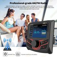 China MARINE Radio Stereo Audio Waterproof Radio Boat FM AM Meter Stereo Receiver Audio System RV UTV Yacht for sale