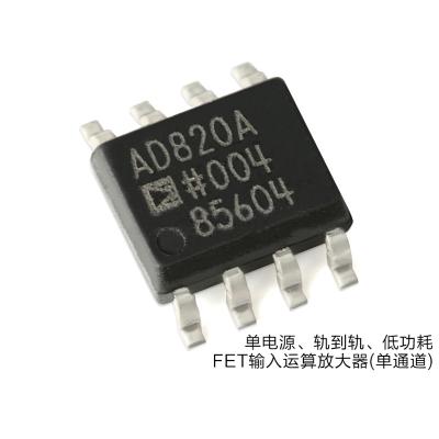 China AD820ARZ Precision Amplifiers Analog Integrated Circuits SOIC-8 SMD/SMT Mounting for sale