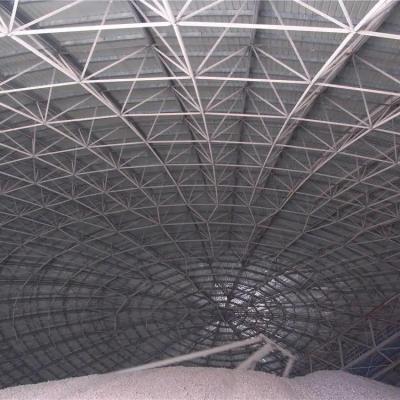 China Large Span 100m Hot Dip Galvanized Steel Structure Space Frame Q235 for sale