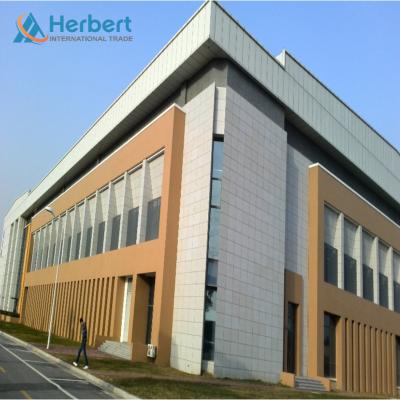 China S355JR Ventilated Aluminium Curtain Wall 50mm 960mm Magnesium Manganese Plate for sale
