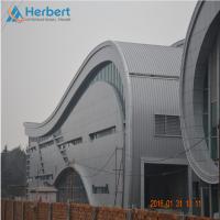 China EPS Architectural Wall Systems 0.8mm Large Span Exterior Glass Curtain Wall for sale