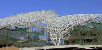 China Long Span Prefab Steel Space Frame Roof Structure 0.8mm Light Roof for sale