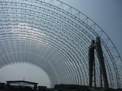 China Hot Dip Galvanised Steel Structure Buildings Arch Space Frame 300m for sale