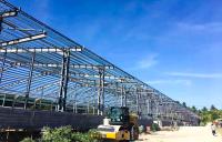 China GB Aluminum Roof Truss Welding Light Steel Frame Roof Trusses White for sale