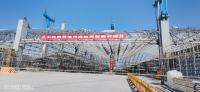 China Easy Installation Spatial Grid For Storage Coal Shed With Snow Load 0.5-1.5kN/M2 for sale