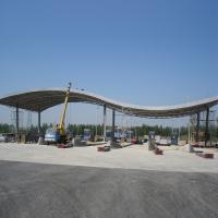 China Galvanized Steel Prefabricated Carport Shed 50-70 Years Lifespan for sale