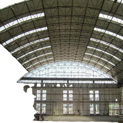 China Long durability Steel Space Frame System ideal for large scale construction offering and superior load bearing capacity for sale