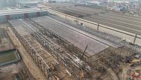 China Warehouse Roof Structure Utilizing Prefabricated Steel Elements to Achieve Faster Assembly and Construction in Logistics Facilities for sale