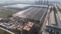 China Brazil Warehouse Roof Structure Utilizing Prefabricated Steel Elements to Achieve Faster Assembly and Construction in Logistics Facilities for sale
