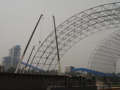 China Brazil Warehouse Roof Structure Utilizing Prefabricated Steel Elements to Achieve Faster Assembly and Construction in Logistics Facilities for sale