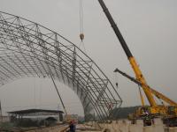 China Brazil Warehouse Roof Structure Utilizing Prefabricated Steel Elements to Achieve Faster Assembly and Construction in Logistics Facilities for sale