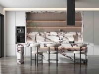 China Modern Kitchen Cabinet with Particle Board Soft Close Mechanism for sale