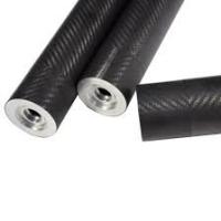 China Heat Resistant Carbon Fiber Rubber Roller Smooth Finish Anilox Printing Corrosion Resistance for sale